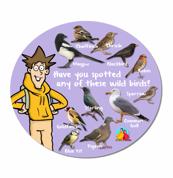 Wild Birds Spotter Playground Sign – Fred and Pete